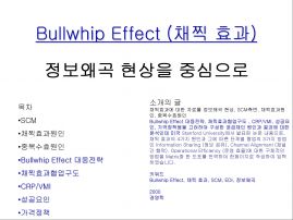 Bullwhip Effect (채찍 효과)-1페이지