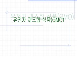 유전자 재조합 식품(GMO)-1페이지