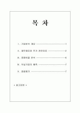 본인이 다니는 회사에 대한 재무비율분석을 수행하시오(단, 직장이 없거나, 재무자료를 얻기 힘든 경우에는 상장기업중에서 원하는 회사(가급적 제조업)를 하나 골라 분석하시오.)-1페이지