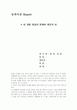 성 개방 현실의 문제와 대안적 성-1페이지