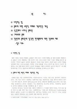 칼빈주의(개혁주의) 문화관-1페이지