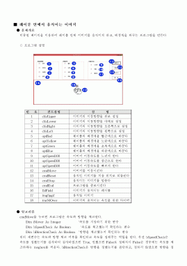 비쥬얼베이직 이미지 움직이기 프로그램-1페이지