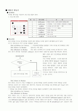 비쥬얼 베이직 계산기 만들기-1페이지