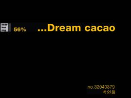 Dream cacao 마케팅-1페이지