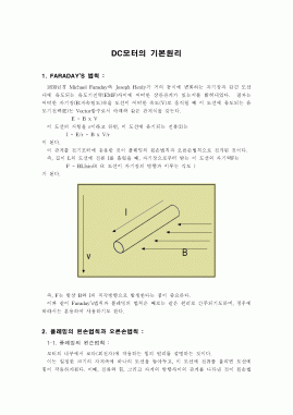 DC 모터의 개요-1페이지