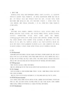 방어기제의 개념과 종류 그리고 내가 사용하는 방어기제-1페이지