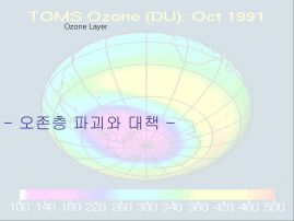 오존층 파괴의 원인과 피해상황 그리고 대책 발표자료-1페이지