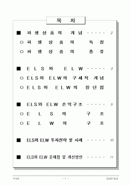 ELS와ELW (투자론)-1페이지