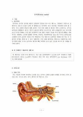 중이염 환자 사례연구-1페이지