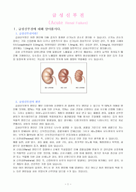 급성신부전&만성신부전-1페이지