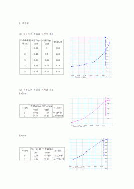 물리-암페어 법칙 결과레포트-1페이지