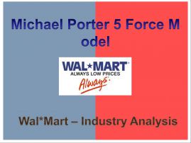 Porters five force in Wal-Mart-1페이지