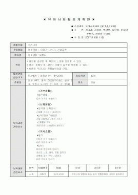 유아사회활동계획안(명화감상)- 유아사회교육,4주,사회적지식,우리나라전통그림(명화감상)-1페이지