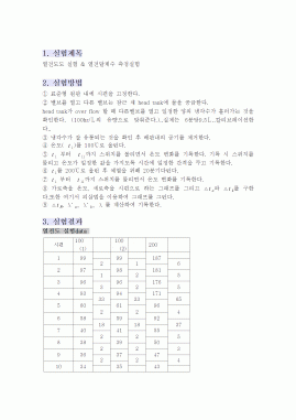 열전도도 실험 & 열전달계수 측정실험-1페이지