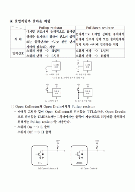 풀업저항과 풀다운 저항-1페이지