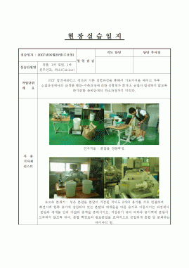 pzt 압전세라믹스 현장실습 보고서-1페이지