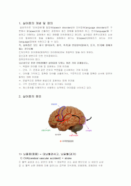 실어증 언어장애(language disorders)-1페이지