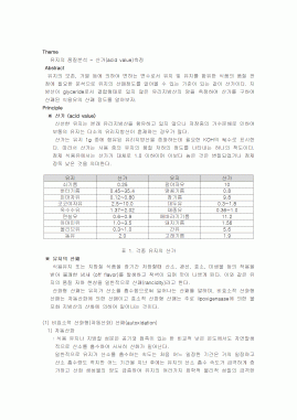 유지의 품질분석 산가(acid value)측정-1페이지