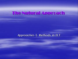 The Natural Approach-1페이지