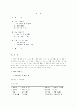 INI  STEEL의 CIM  도입-1페이지