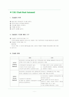 잇솔질 교육(TBI)과 전문가 잇솔질(PTC)-1페이지