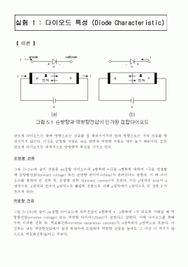 기계공학실험 다이오드특성-1페이지