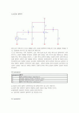 공통 베이스,컬렉터,이미터 증폭기(CB,CC,CE)-1페이지