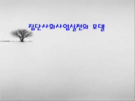 집단사회사업실천의 모델-1페이지