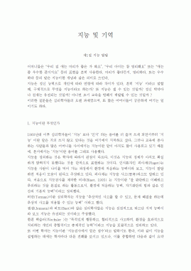 유아의 지능 및 기억-1페이지