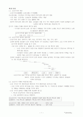 고전시가론-성기옥, 손종흠 공저 요약본-1페이지