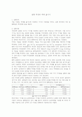 질량측정과 액체 옮기기-1페이지