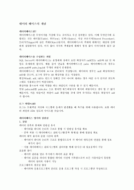 [컴퓨터개론] 데이터베이스 시스템 파일시스템에 대한 요약정리-1페이지