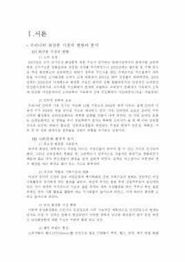 미샤의 저가 화장품 시장 진출 성공과 향후 과제-1페이지