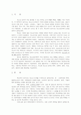 학교에서 일어나는 청소년 문제-1페이지