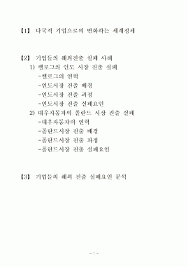 다국적기업의 실패사례-1페이지