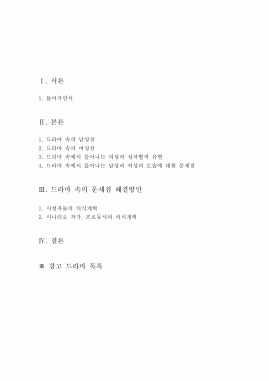 드라마속 숨겨진 남여차별-1페이지