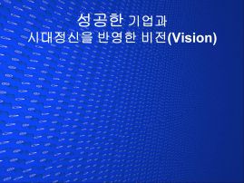 글로벌비즈니스 환경의 변화와 기업의 비전(Vision) PPT-1페이지