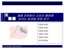 체험마케팅이소비자행태에미치는효과-1페이지