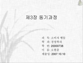 소비자 행동론 3장 동기 과정-1페이지