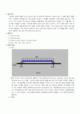 [구조실험] 처짐실험(구조실험)-1페이지