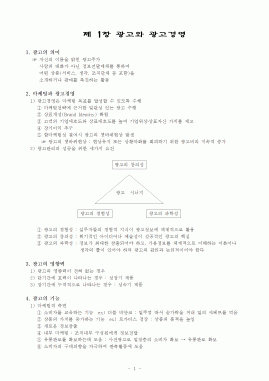 [인문과학] 광고와 광고경영-1페이지