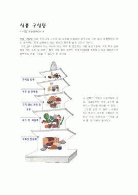 식품구성탑과 영양소-1페이지