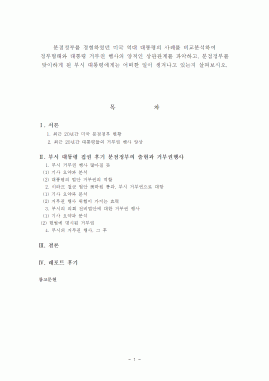 분점정부를 경험하였던 미국 역대 대통령의 사례를 비교분석하여 정부형태와 대통령 거부권 행사의 양적인 상관관계를 파악하고, 분점정부를 맞이하게 된 부시 대통령에게는 어떠한 일이 생겨나고 있는지 살펴보시오-1페이지