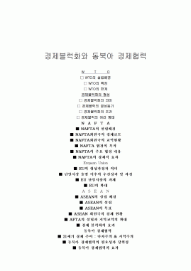 경제블럭화와 동북아 경제협력-1페이지