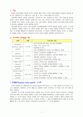 아동학, 교육심리 피아제의 인지발달 이론-1페이지