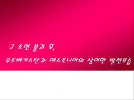 구 소련 붕괴 후, 우즈베키스탄과 에스토니아의 상이한 발전모습-1페이지