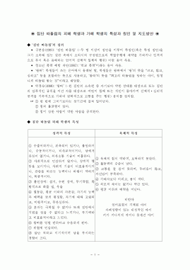 집단 따돌림의 피해 학생과 가해 학생의 특성과 원인 및 지도방안-1페이지