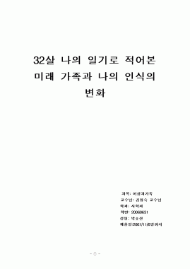 여성과 가족 레포트 <미래의 나의 가족>-1페이지