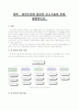 [2007년12월]광인터넷에 필요한 요소기술에 관한 조사보고서-1페이지