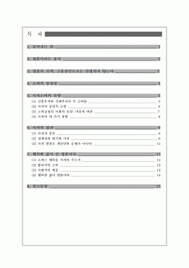 사치의 왕국 대한민국; 라이프 스타일과 소비패턴-1페이지